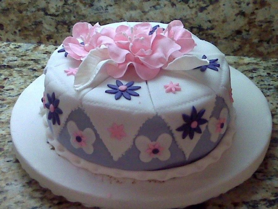 Fondant And Gum Paste Class Final Cake - CakeCentral.com