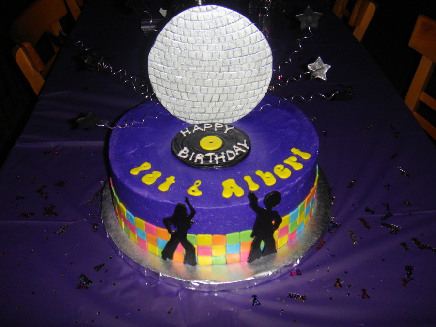Disco Birthday Cake - CakeCentral.com