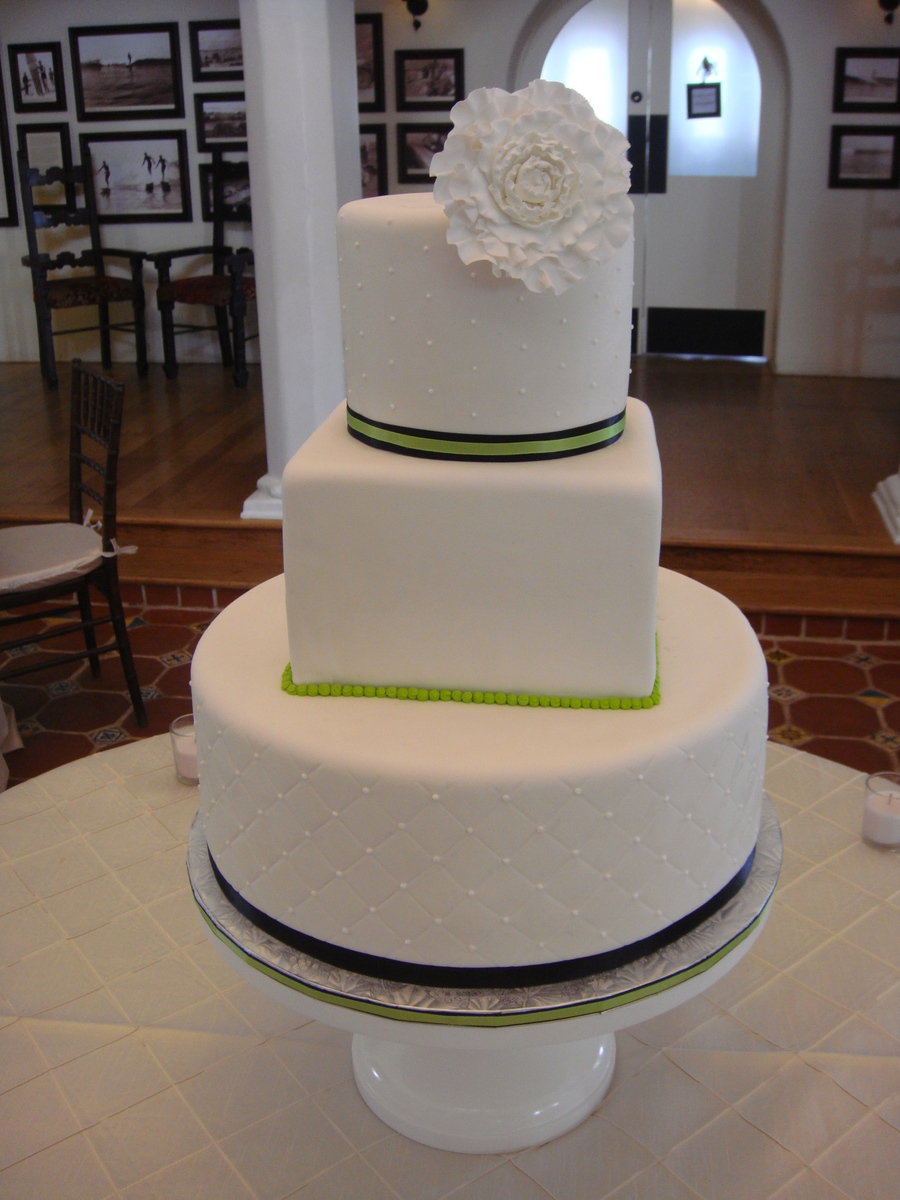 Simple Wedding Cake - CakeCentral.com
