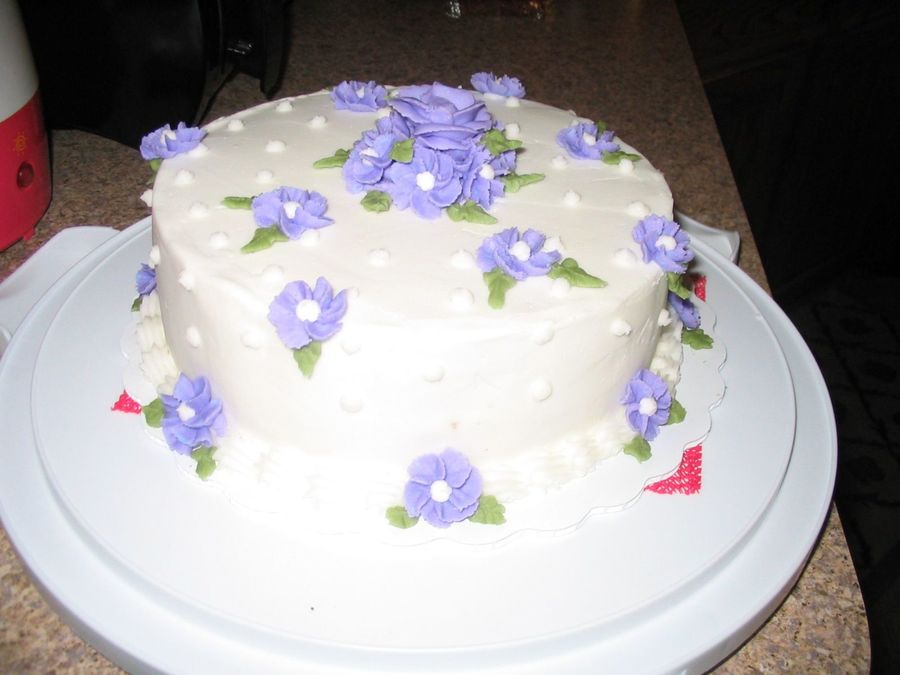 Drop Flower Cake - CakeCentral.com