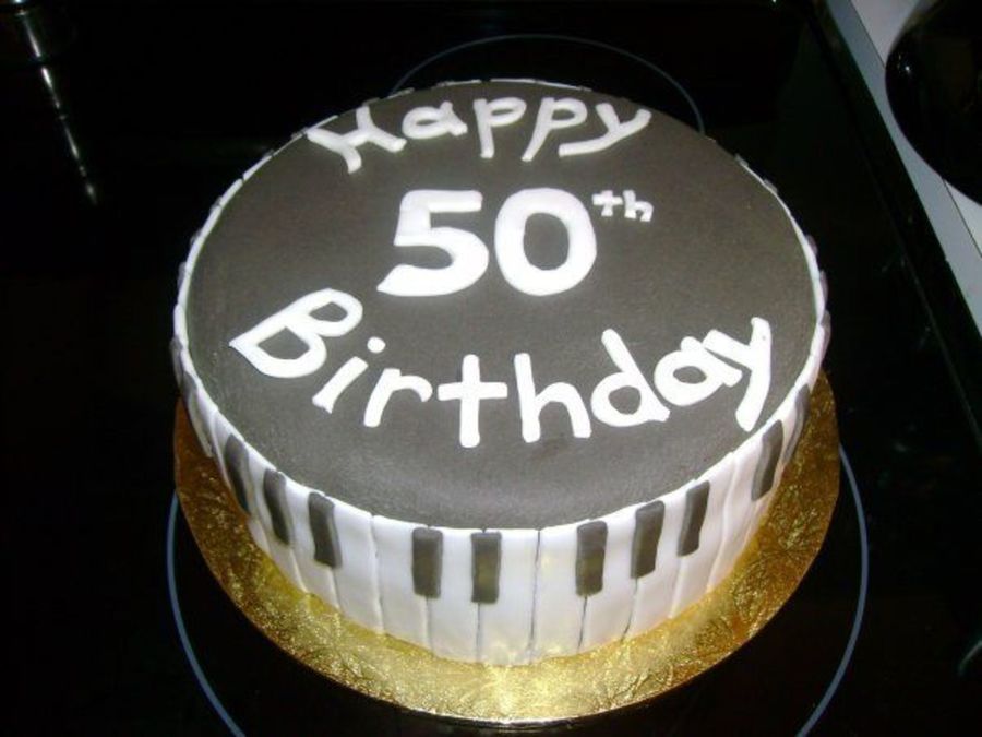 Piano Keys Birthday Cake - CakeCentral.com