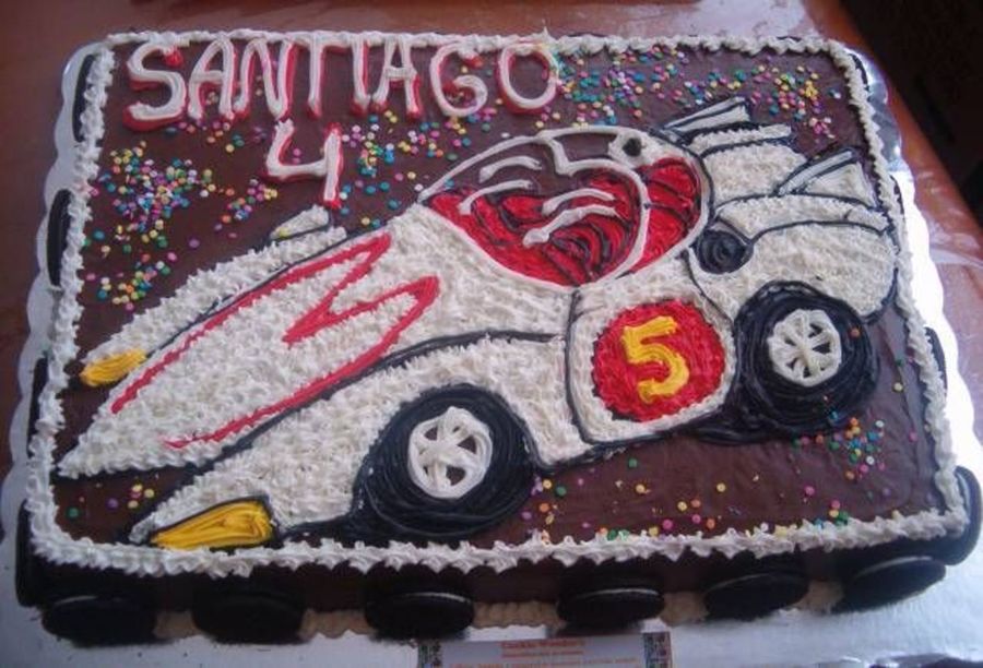Mach 5 Speedracer Cake - CakeCentral.com