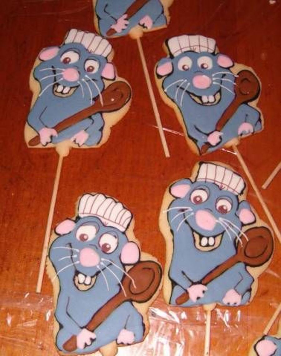 Ratatouille Remy Cookies - CakeCentral.com