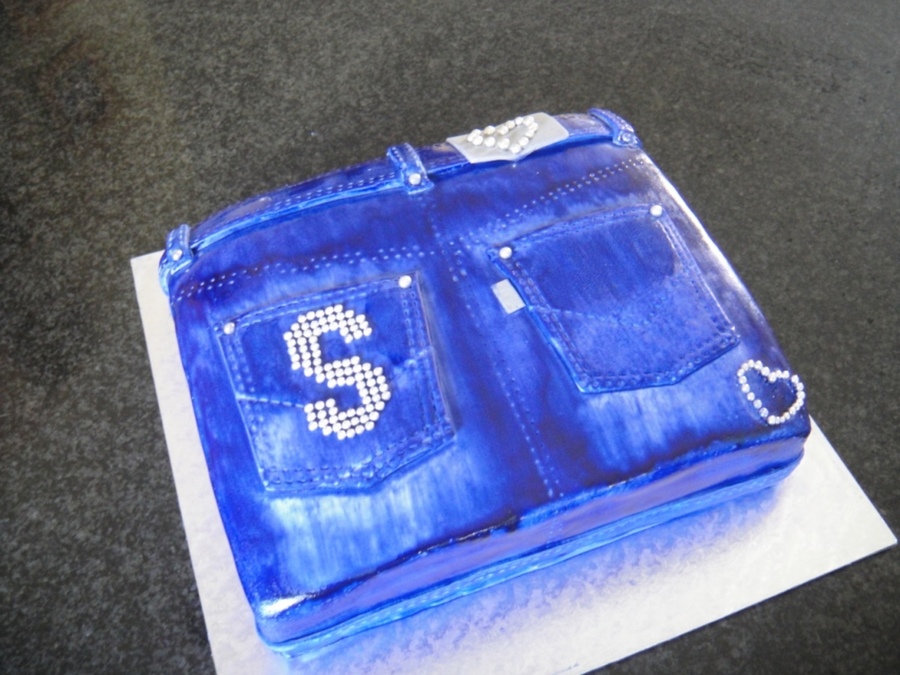 Denim Cake - CakeCentral.com