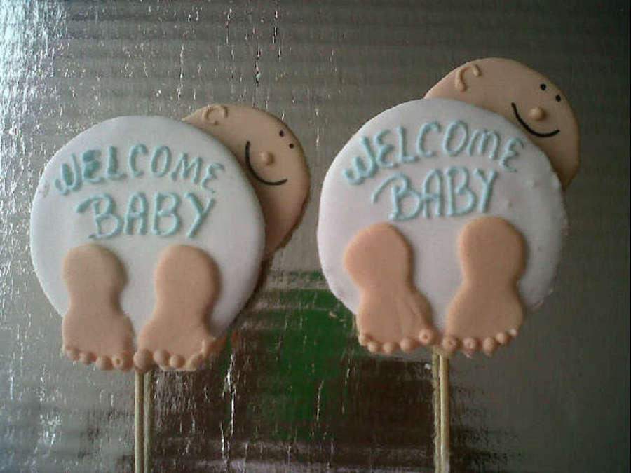 Welcome Baby Cookies - CakeCentral.com