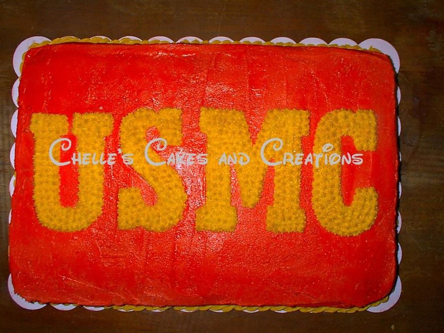 Usmc Cake - CakeCentral.com