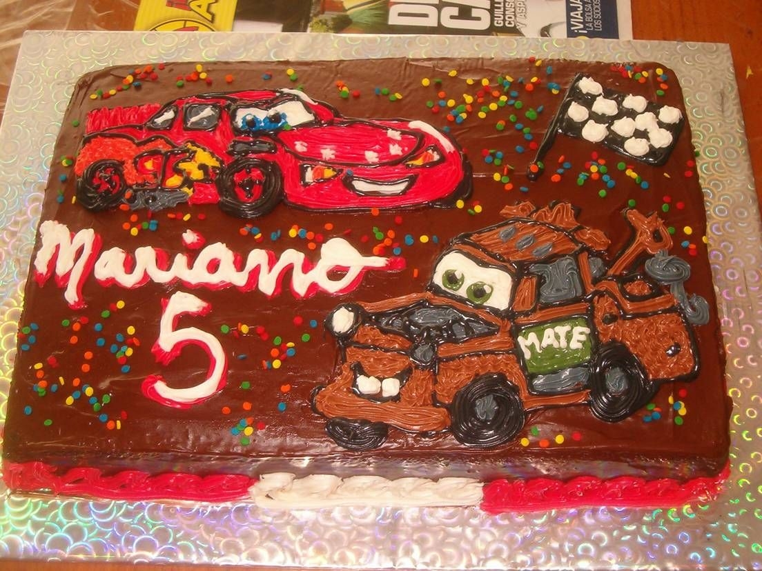 Mc Queen And Mate Cake - CakeCentral.com