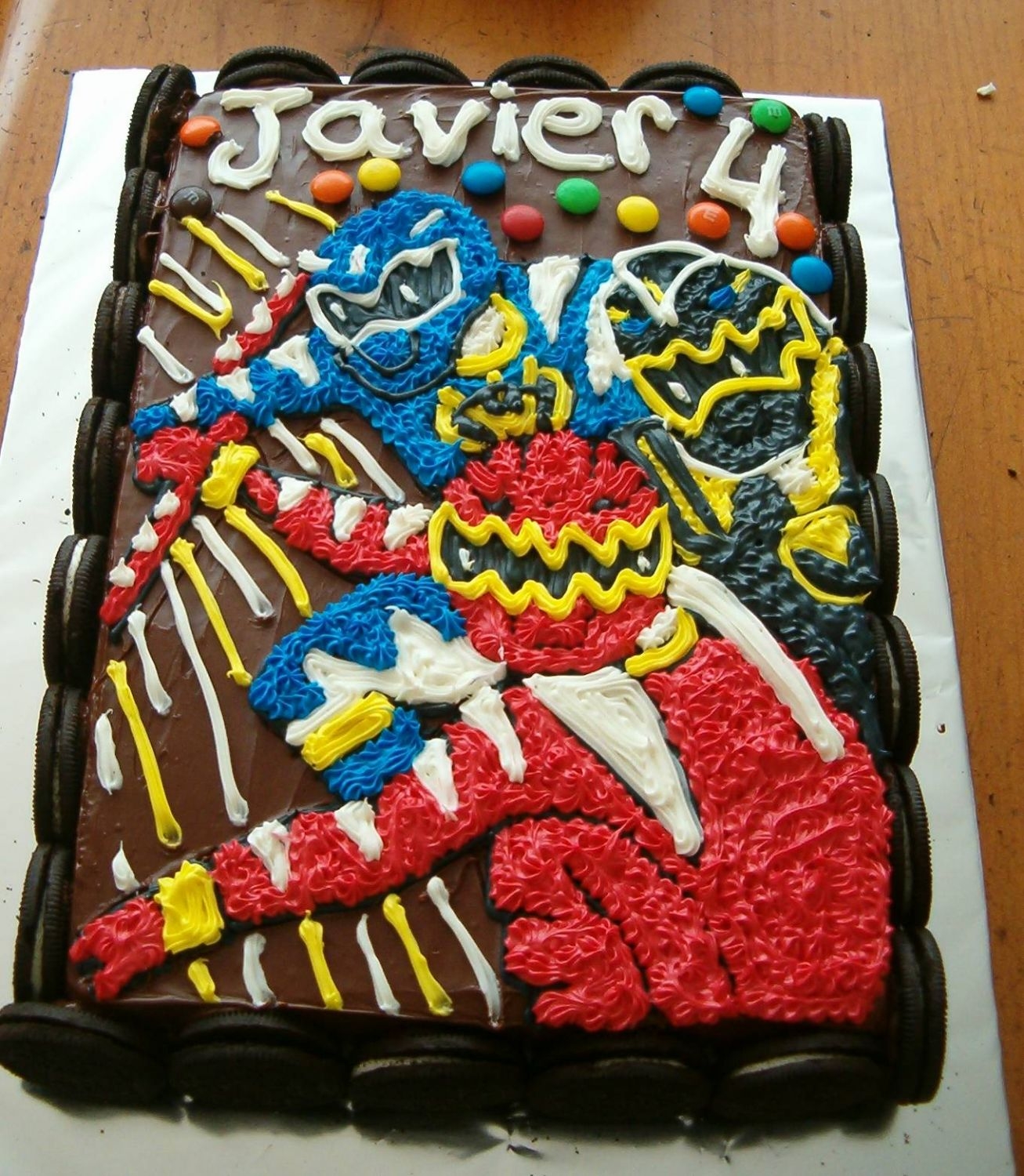 Power Ranger Cake - CakeCentral.com