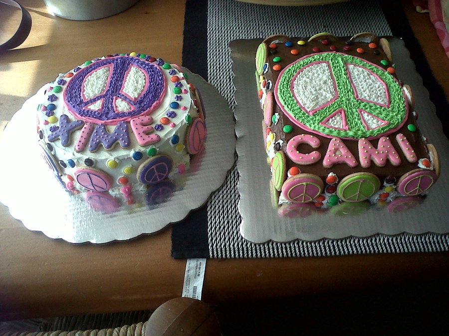Peace And Love Cake - CakeCentral.com