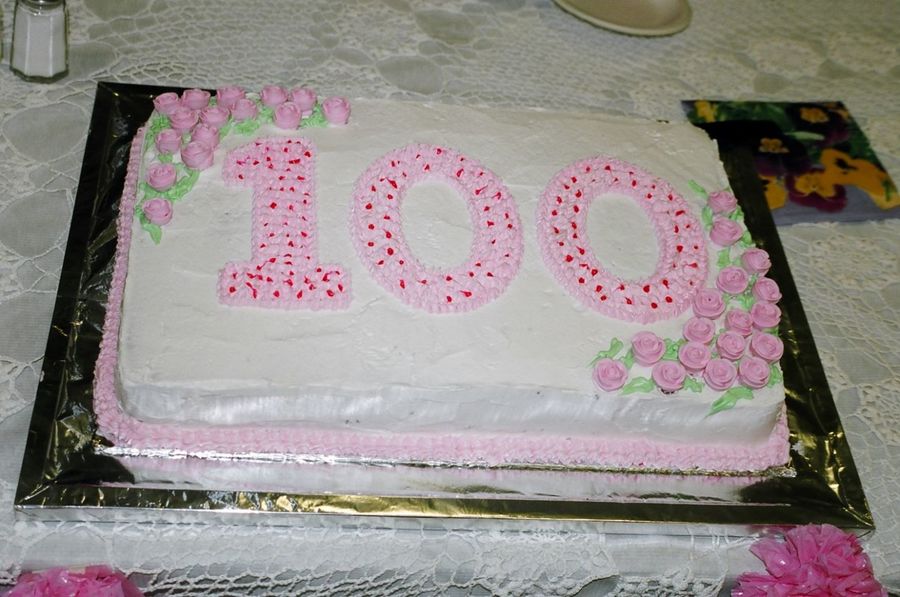 100Th Birthday Cake - CakeCentral.com