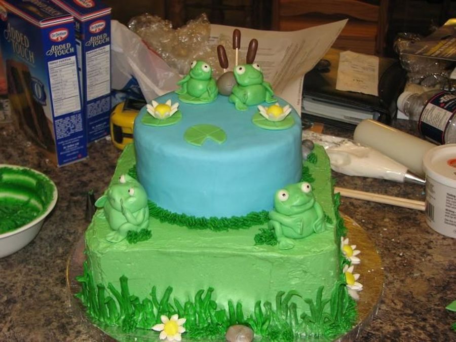 Housewarming Frogs - CakeCentral.com