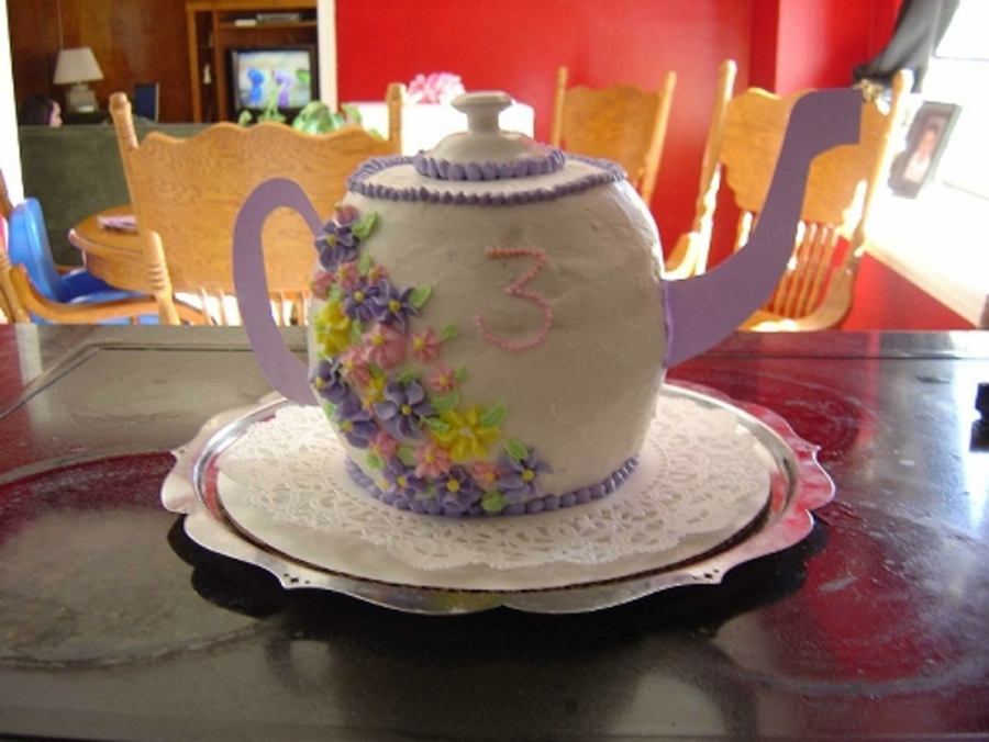Teapot Cake - CakeCentral.com