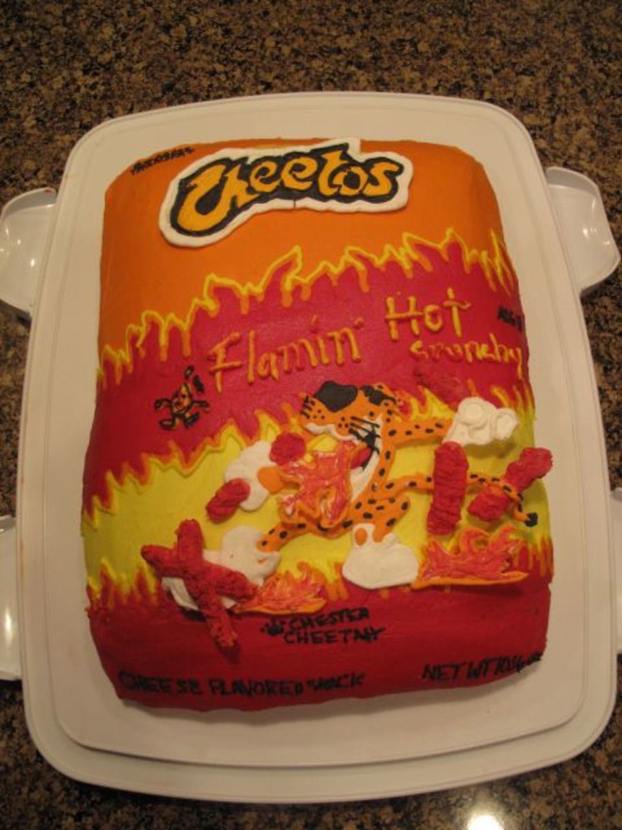 Cheetos Cake - CakeCentral.com