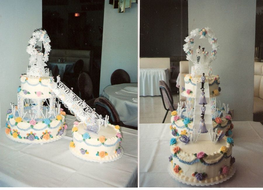Retro Wedding Cake 1989! - CakeCentral.com