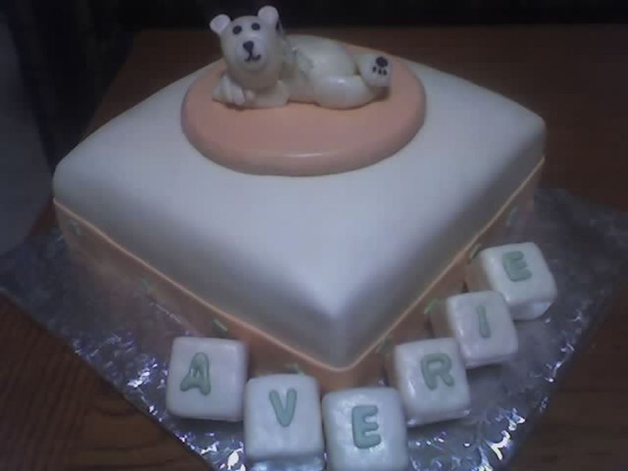 Bear Baby Shower - CakeCentral.com