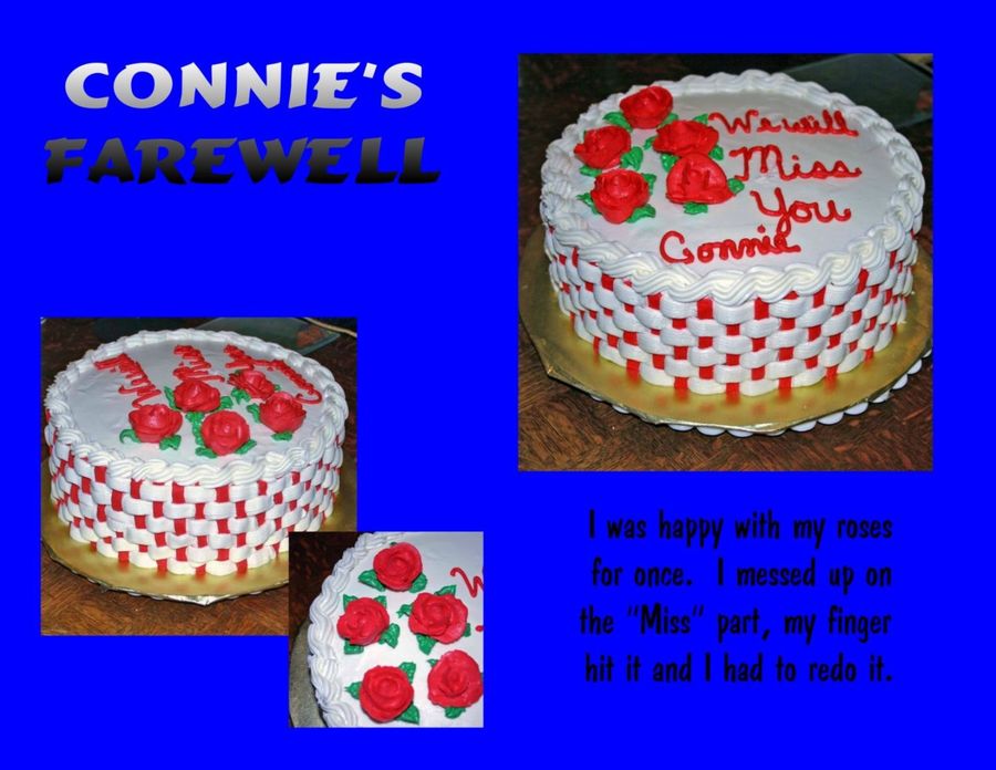 Farewell Cake - CakeCentral.com
