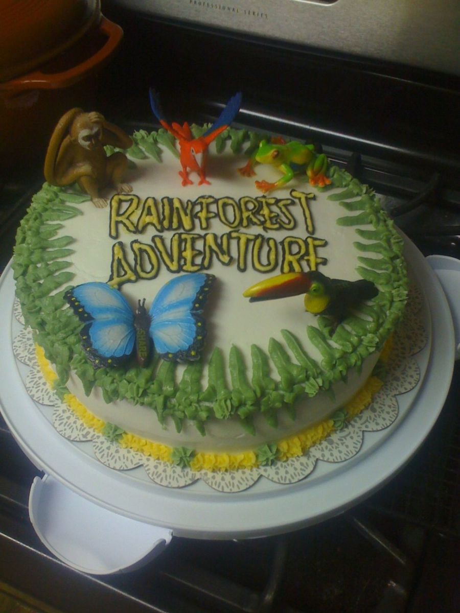 Rainforest Adventure Cake - CakeCentral.com
