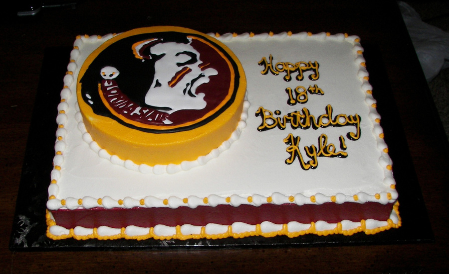 Florida Seminoles Birthday Cake - CakeCentral.com