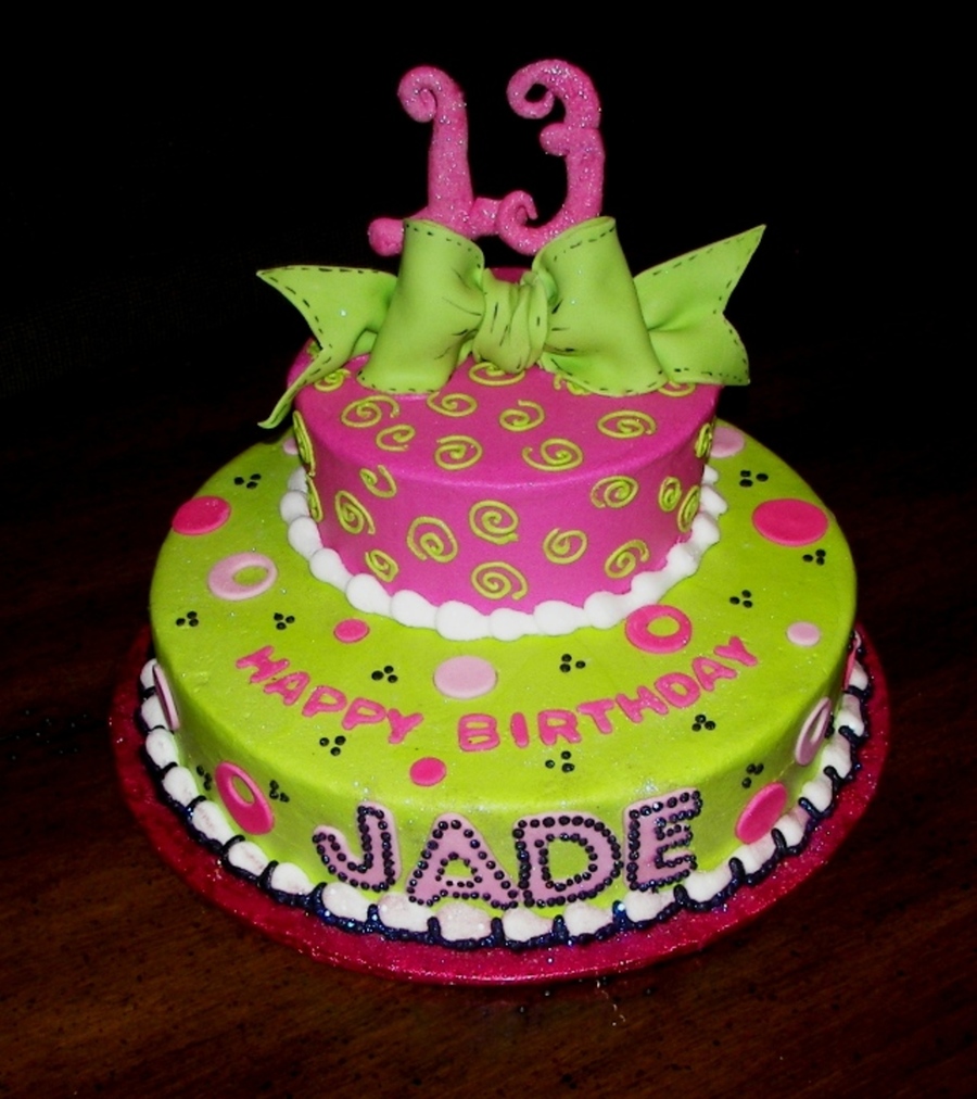 13Th Birthday Cake - CakeCentral.com
