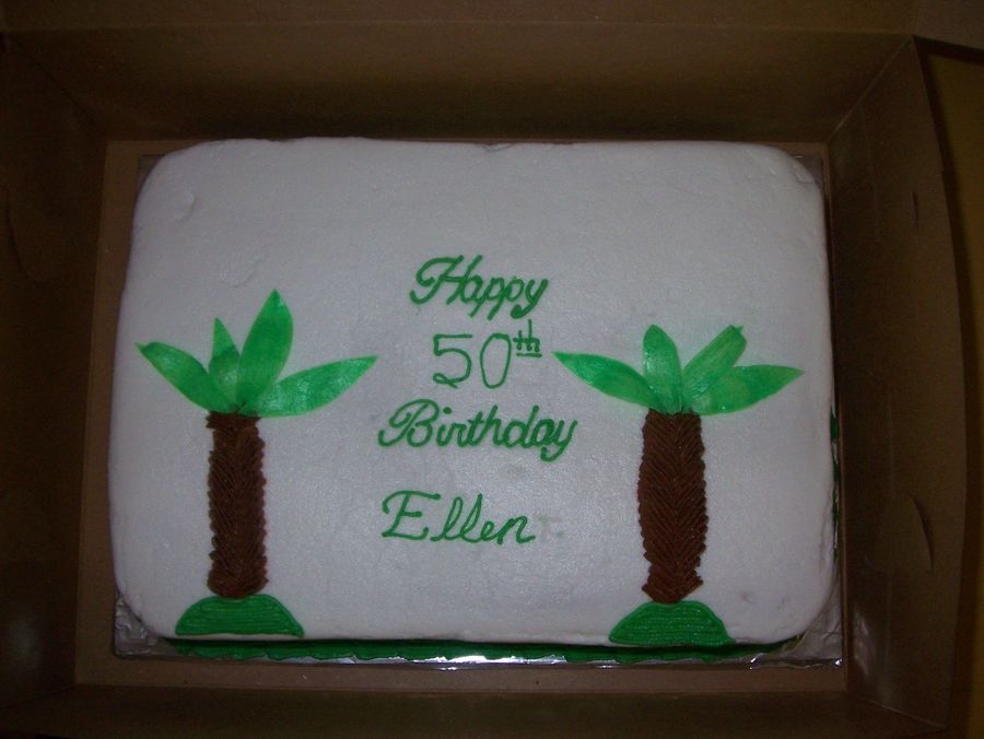 Palm Tree Cake - CakeCentral.com