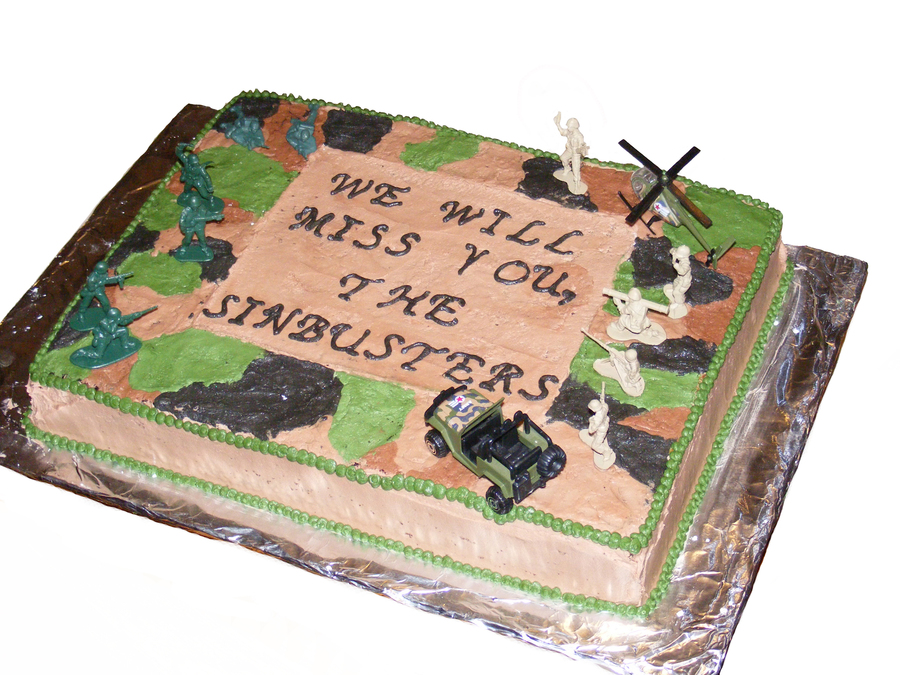 Army National Guard Going Away - CakeCentral.com