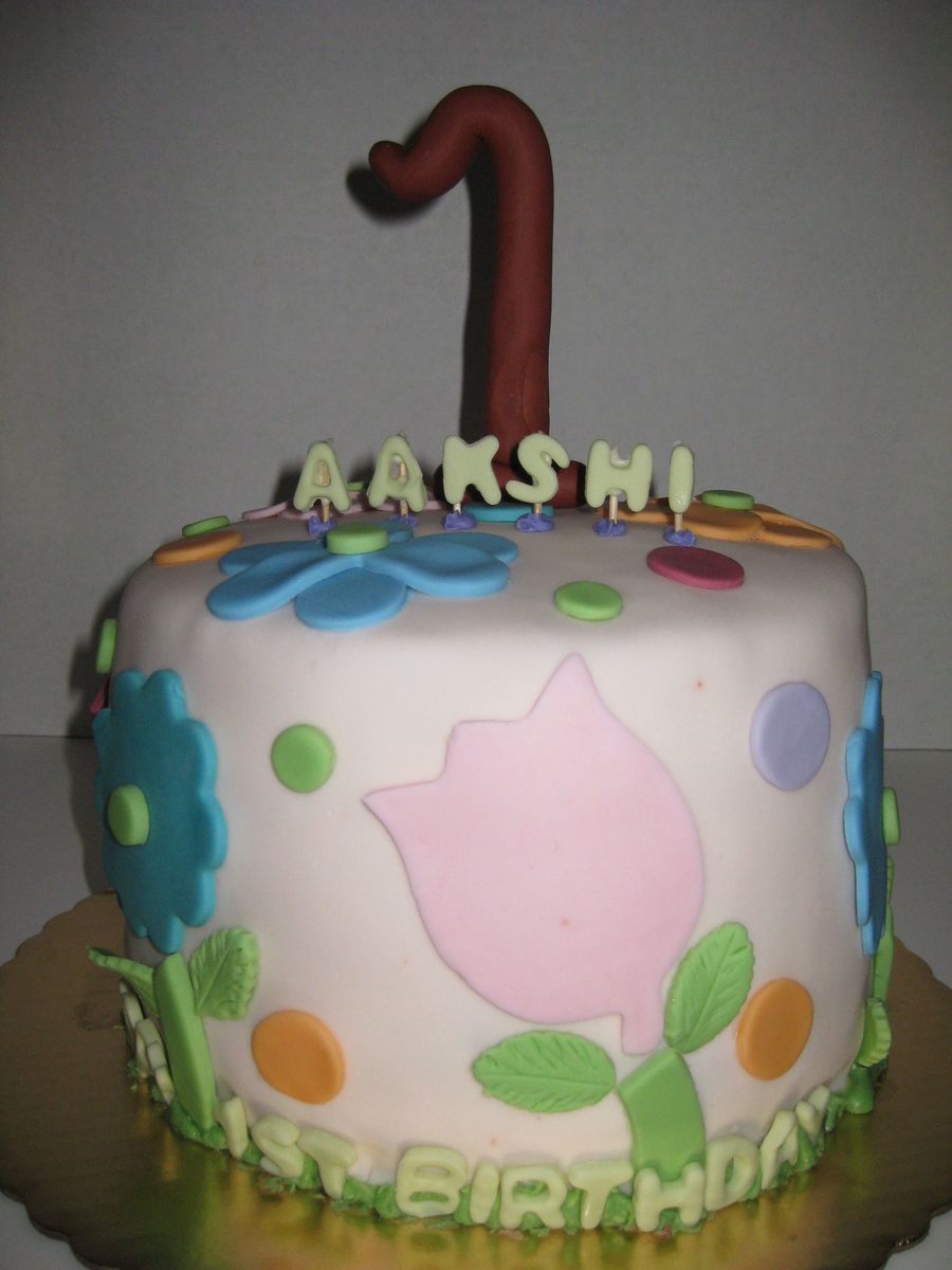 Flower Power Cake - CakeCentral.com