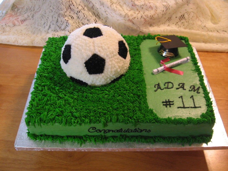 Soccer Graduation - CakeCentral.com