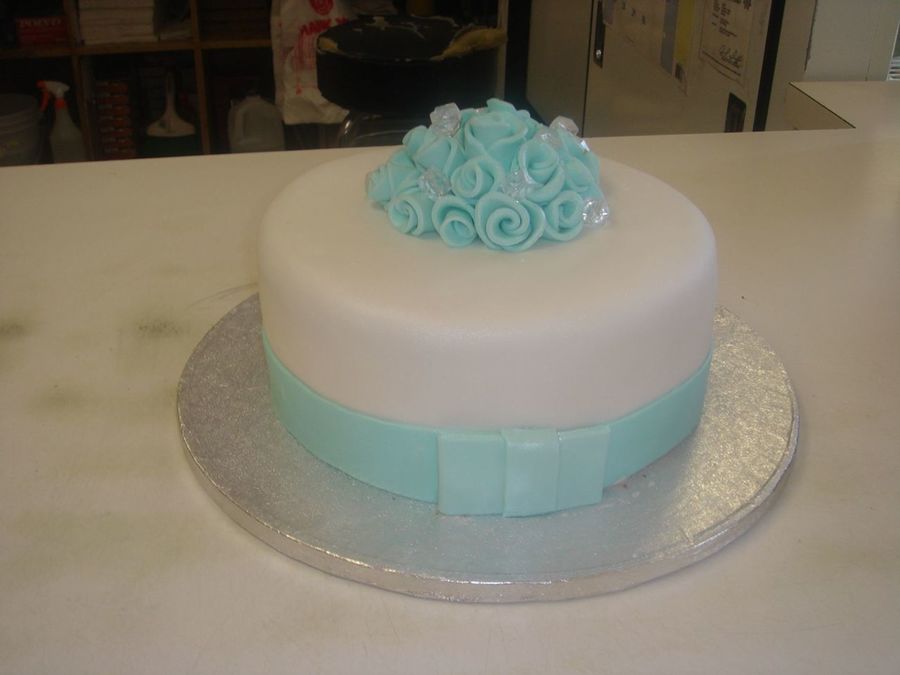 Blue Flowers - CakeCentral.com