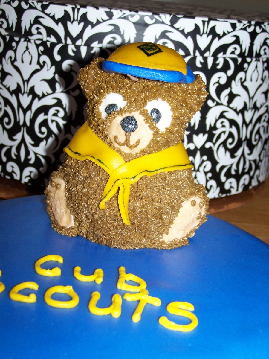 Cub Scout Bear Cake - CakeCentral.com