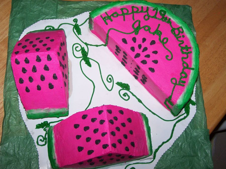 Slice Of Watermelon - CakeCentral.com