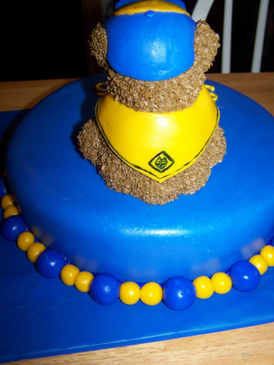 Cub Scout Bear Cake - CakeCentral.com