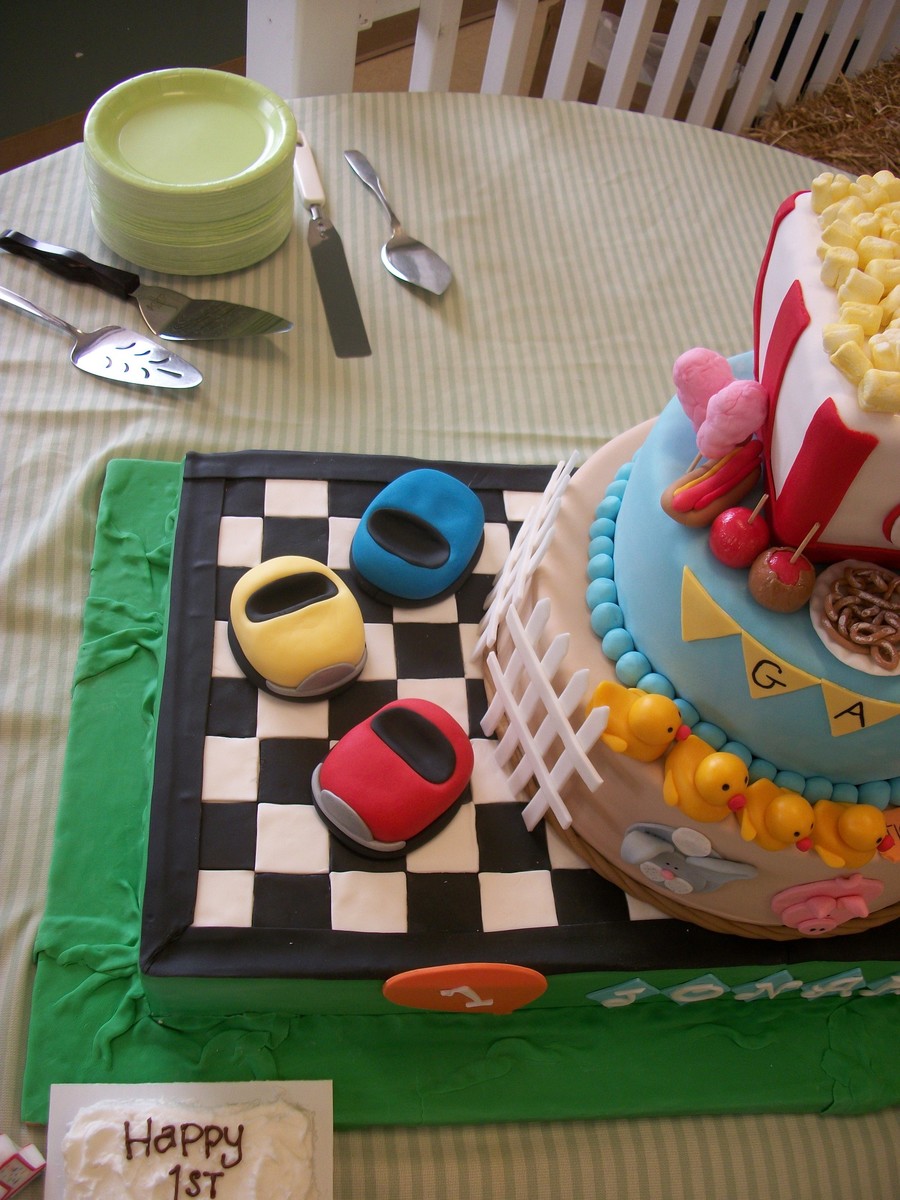 Jonah's "county Fair" Themed Birthday Cake - CakeCentral.com
