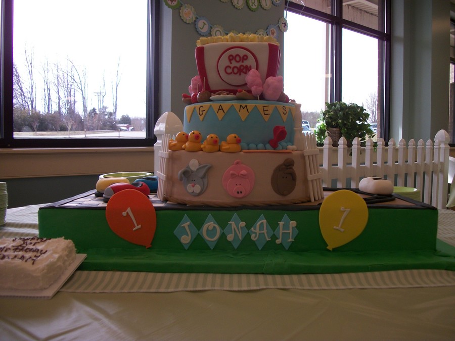 Jonah's "county Fair" Themed Birthday Cake - CakeCentral.com