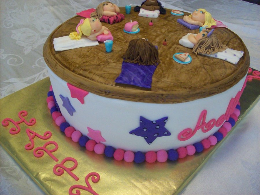 Girls Sleepover Cake - CakeCentral.com