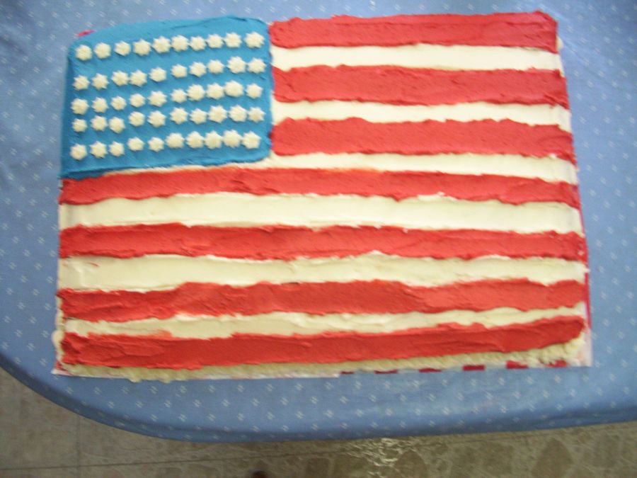 American Flag - CakeCentral.com