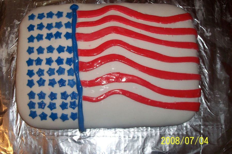 American Flag - CakeCentral.com