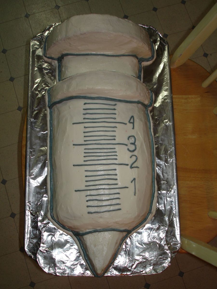 Syringe Cake - CakeCentral.com