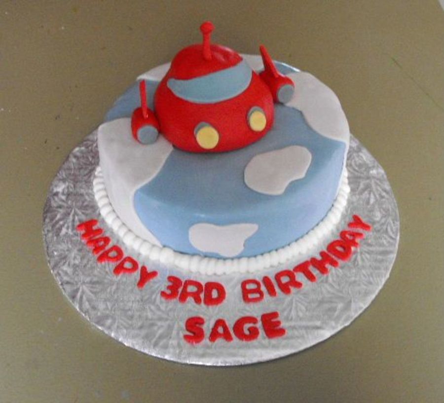 Rocket Birthday Cake - CakeCentral.com