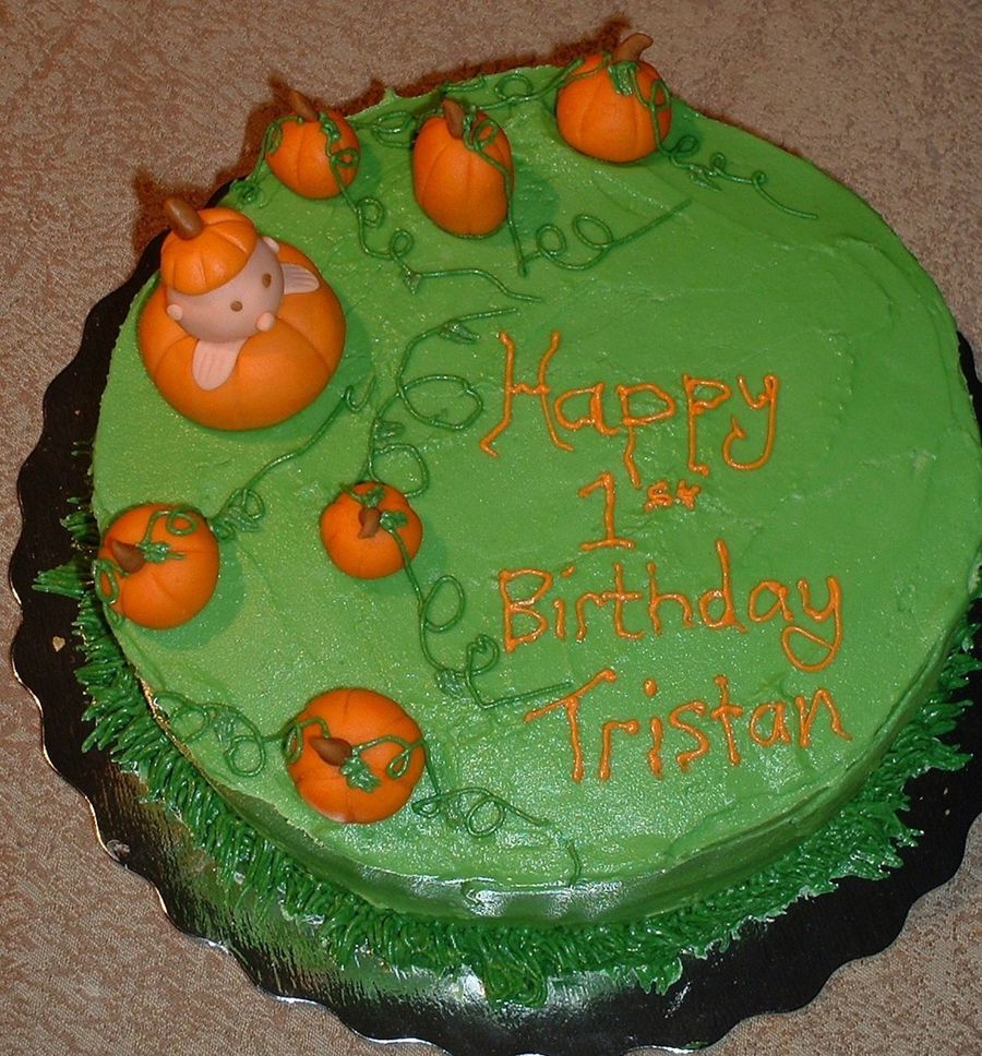 Pumpkin Patch 1St Birthday - CakeCentral.com