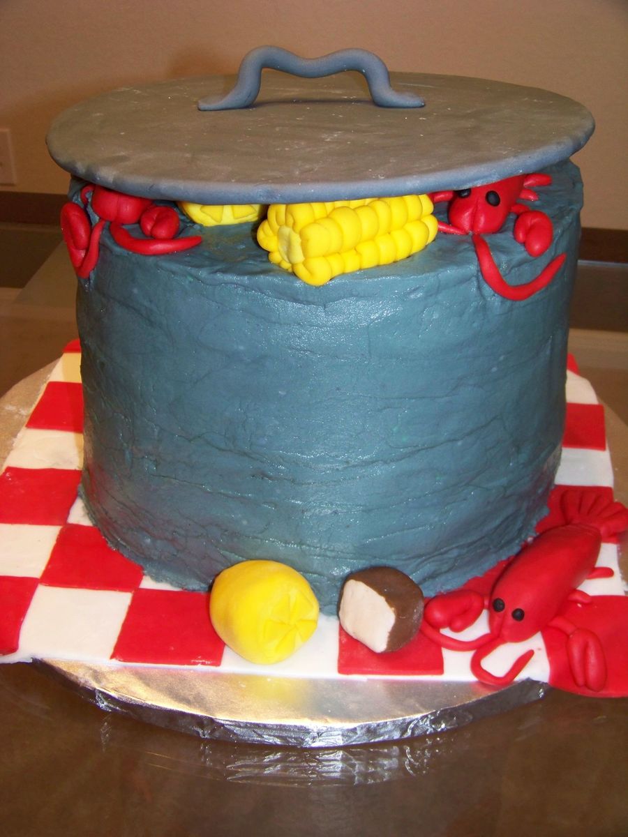 Crawfish Boil Cake - CakeCentral.com