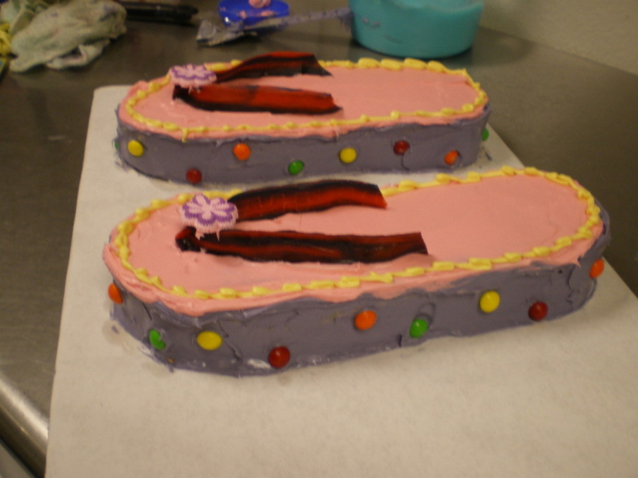 Sandal Cake - CakeCentral.com