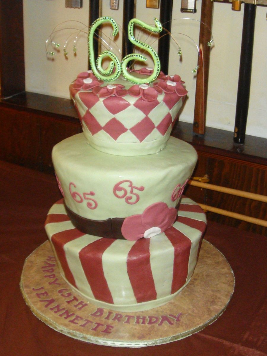 65Th Birthday Cake - CakeCentral.com