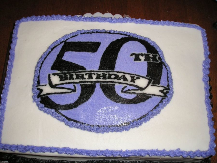 50Th Birthday Fbct - CakeCentral.com
