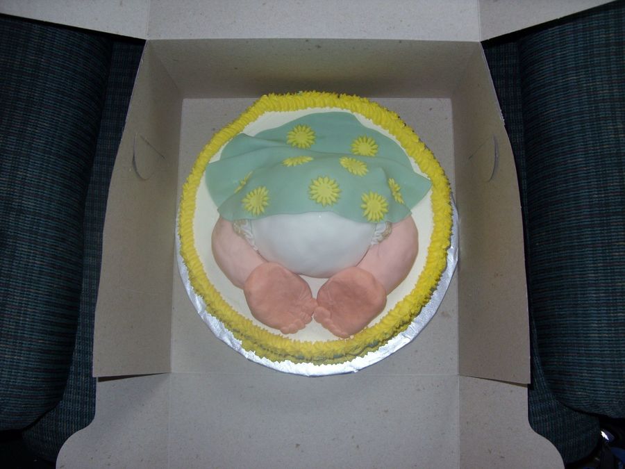 Baby Bottom Cake - CakeCentral.com