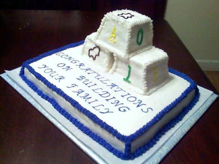 Baby Blocks Cake - CakeCentral.com