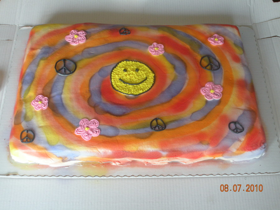 1960's Theme Reunion Cake - CakeCentral.com