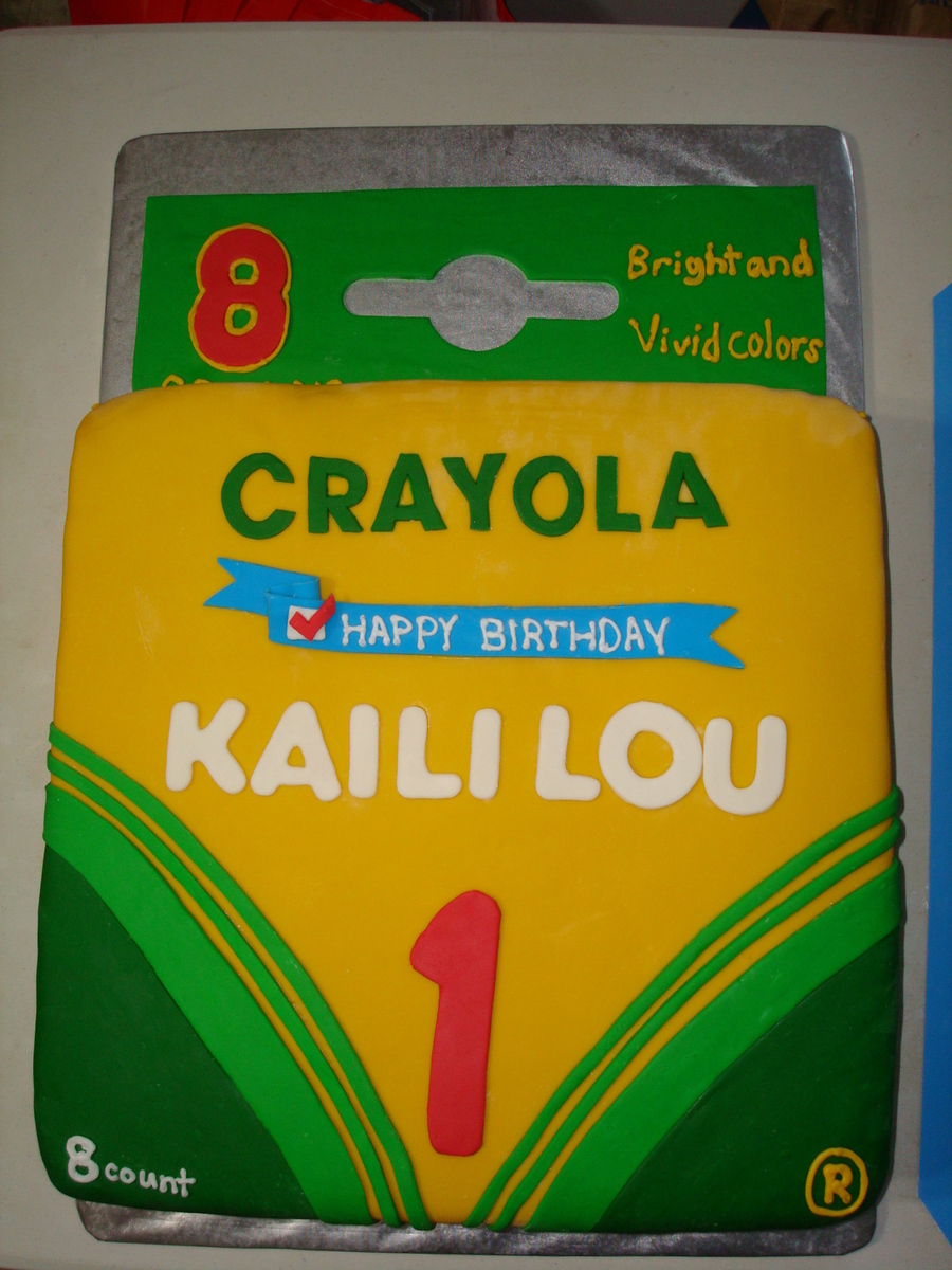 Crayola Crayon - CakeCentral.com