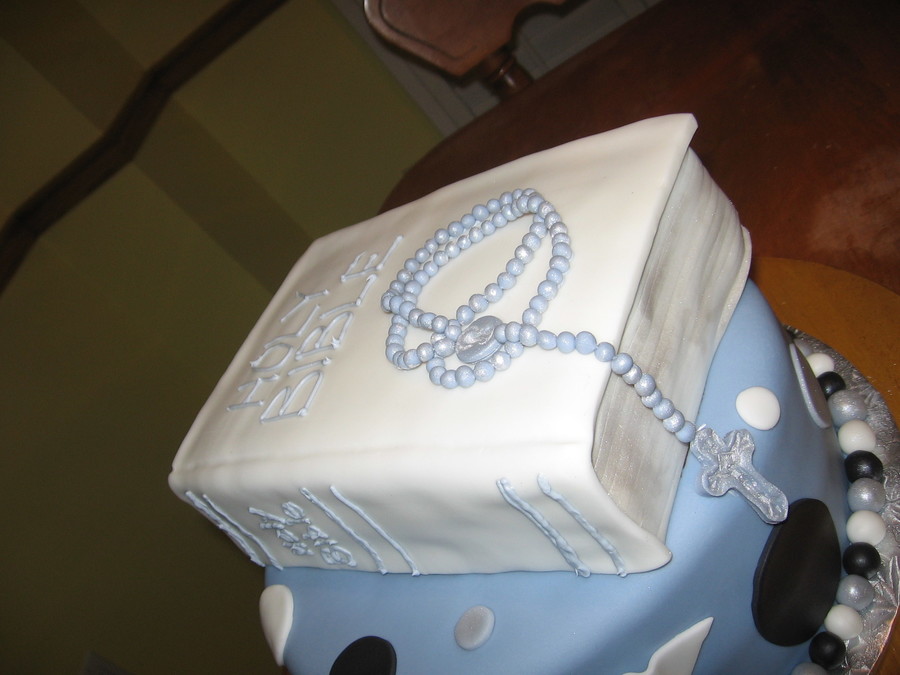 First Communion Cake - CakeCentral.com