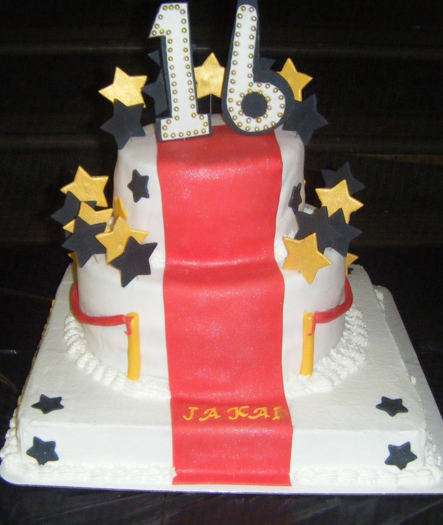 Red Carpet Cake - CakeCentral.com
