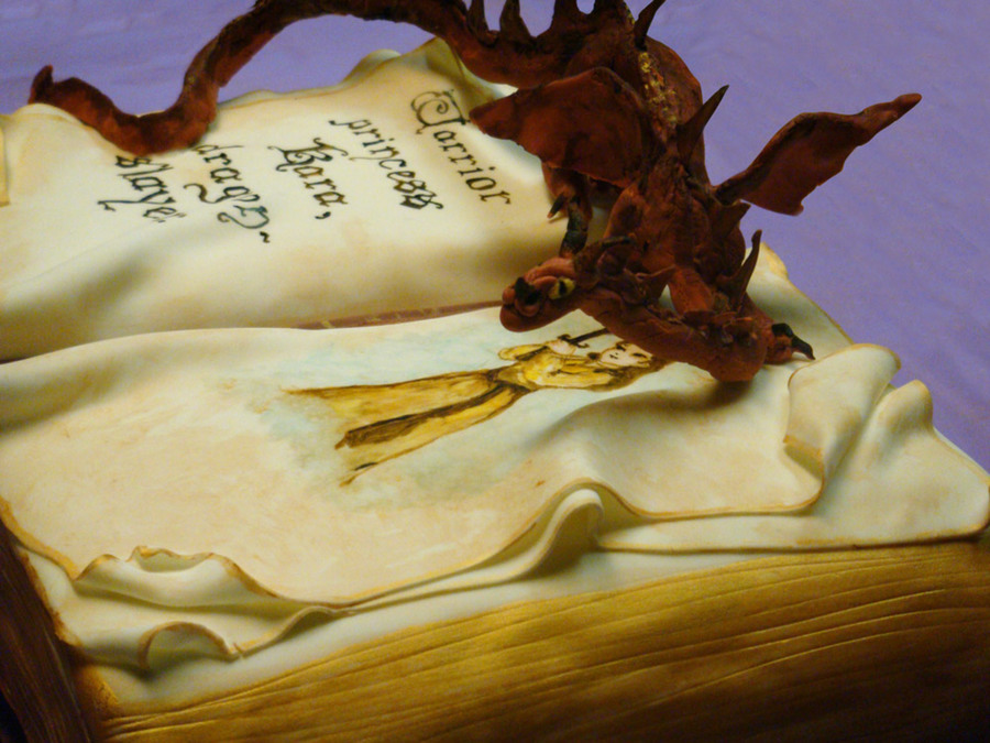 Ye Olde Dragon Slayer Cake - CakeCentral.com